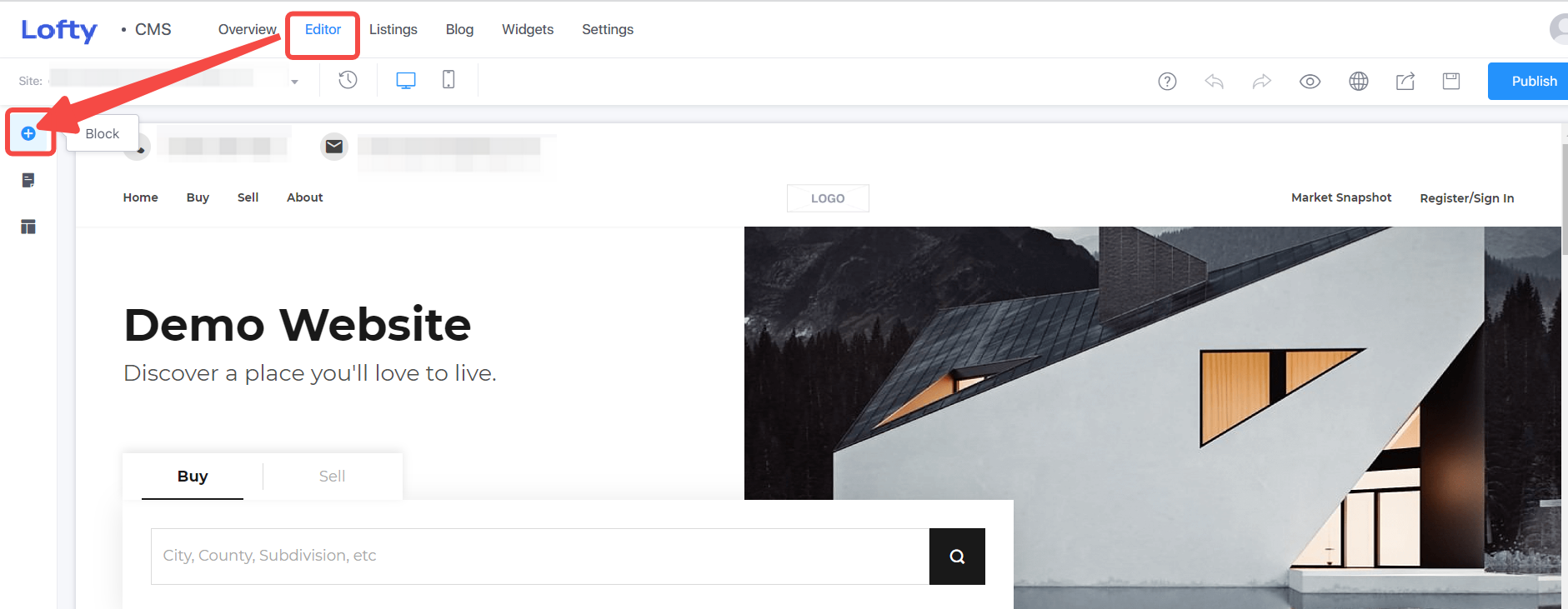 Search Bar Block – Lofty Help Center