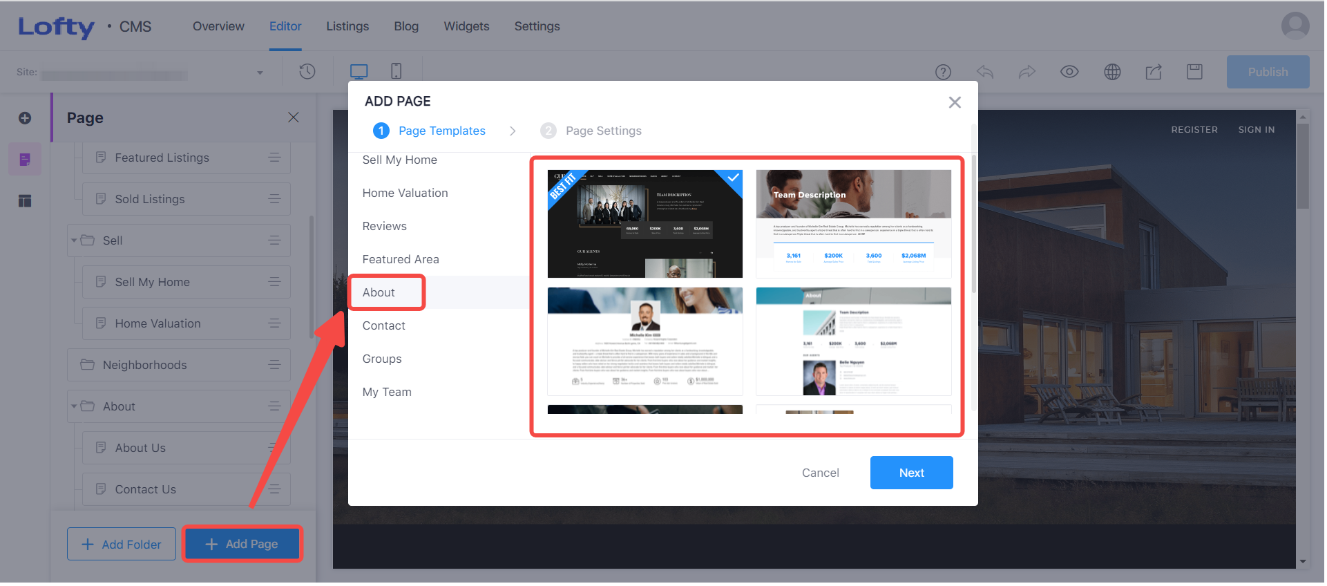 About Page – Lofty Help Center