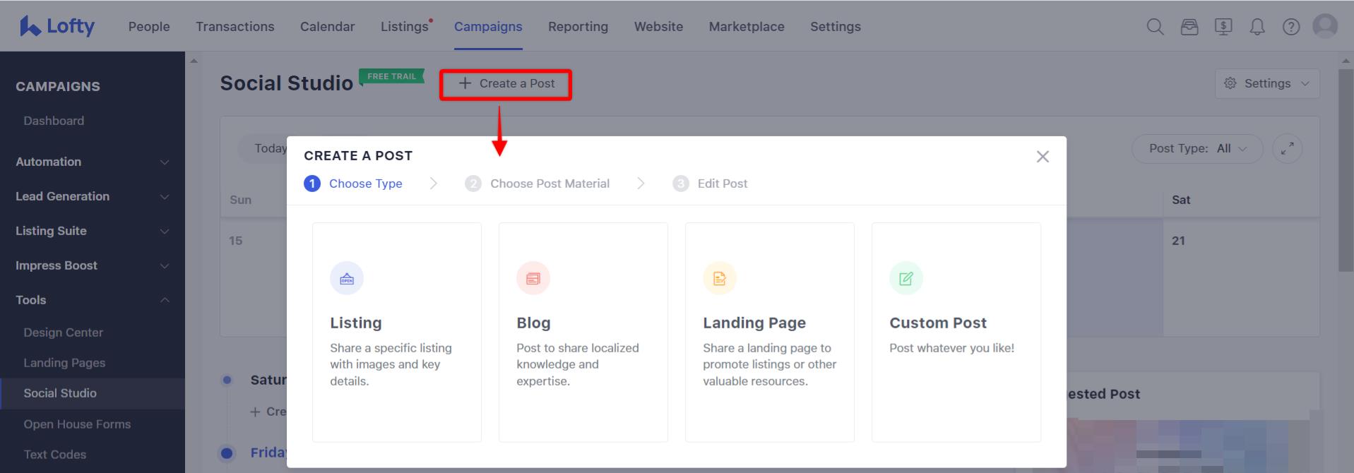 Social Studio – Lofty Help Center