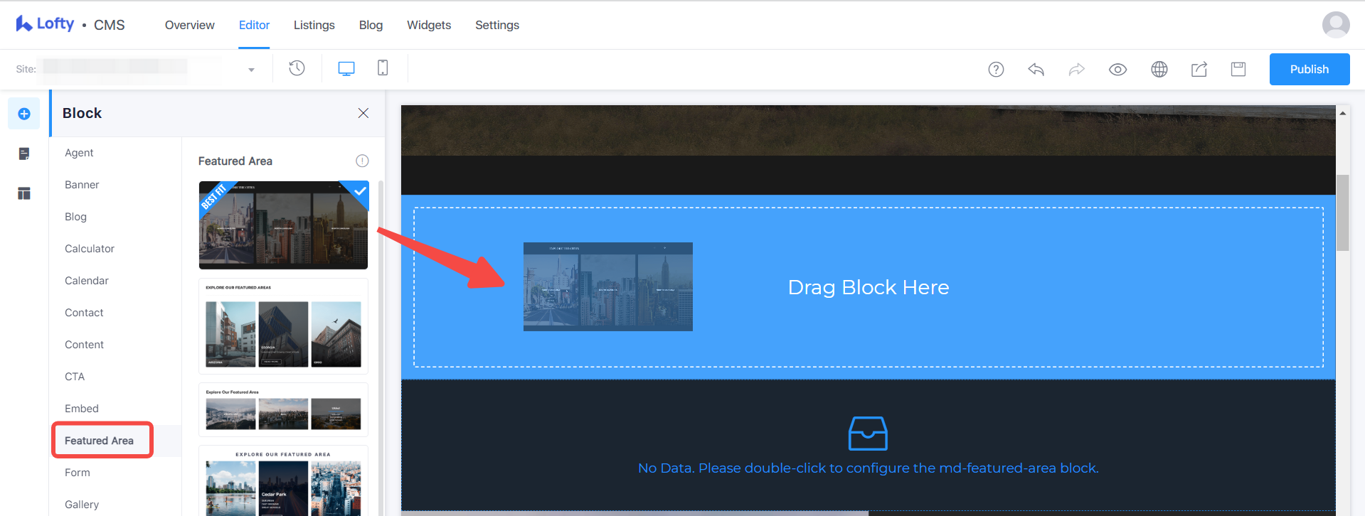 Featured Areas Block – Lofty Help Center