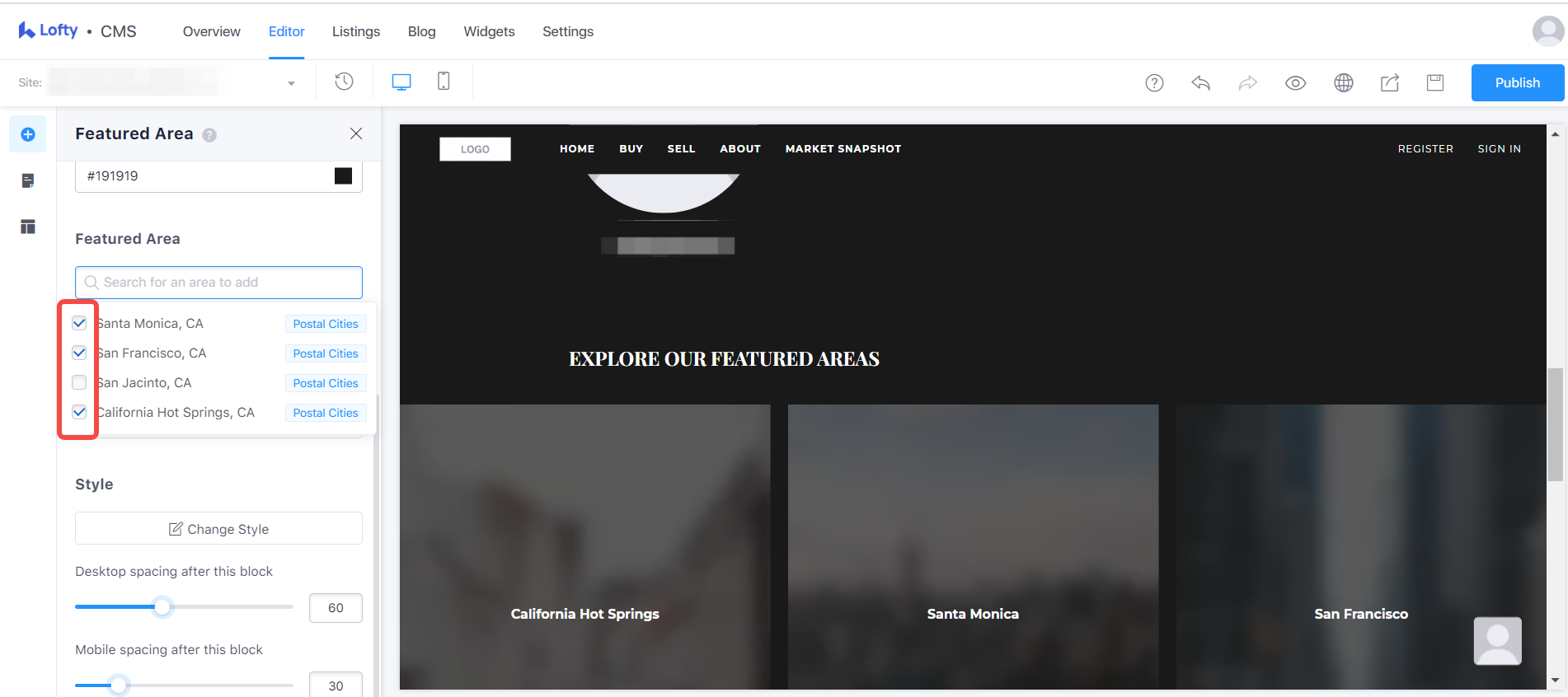 Featured Areas Block – Lofty Help Center