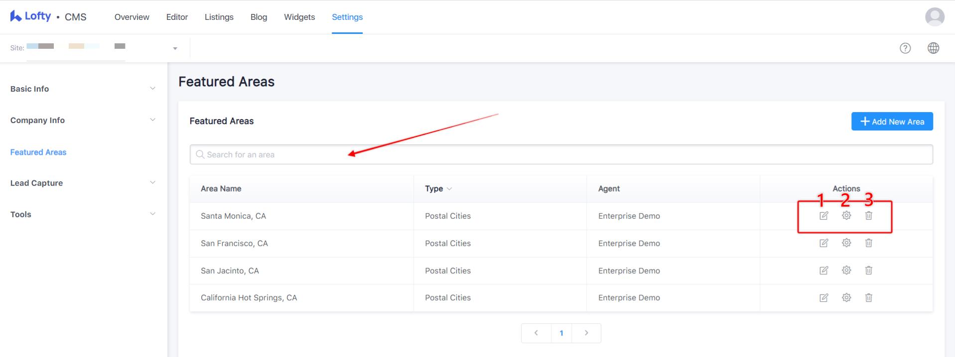 Featured Areas Block – Lofty Help Center