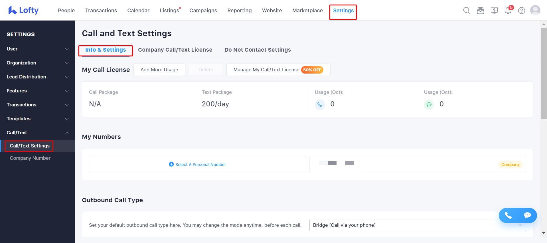CRM Settings – Lofty Help Center