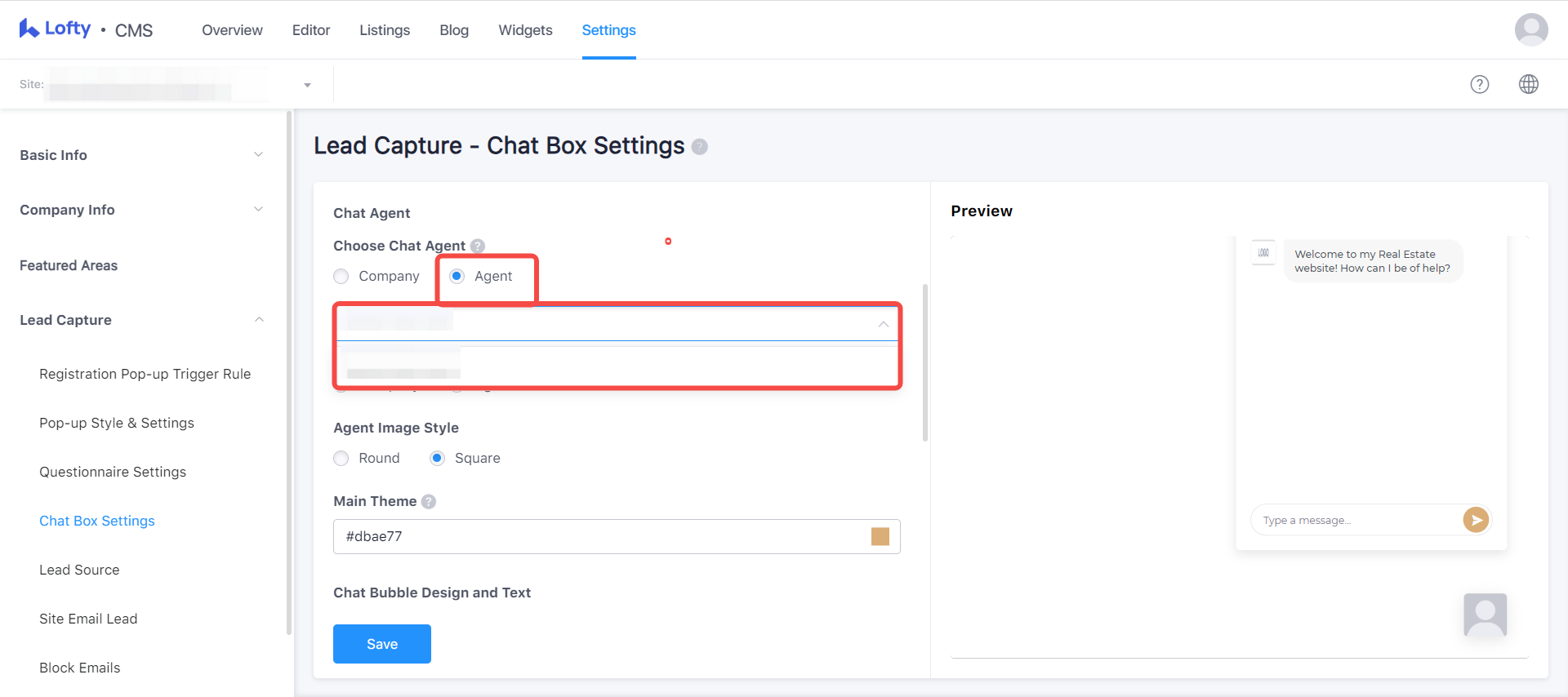 Chat Box Settings – Lofty Help Center