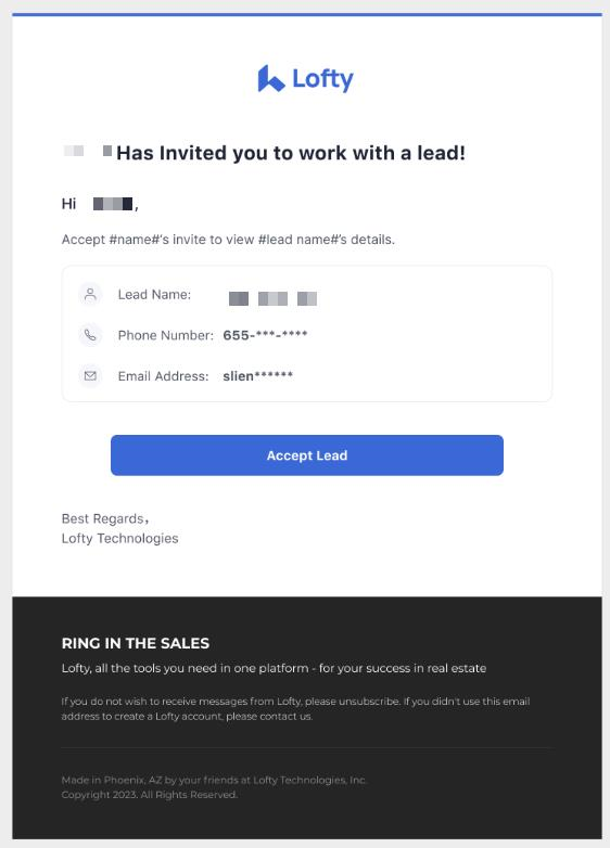 Agent to Agent Lead Collaboration – Lofty Help Center