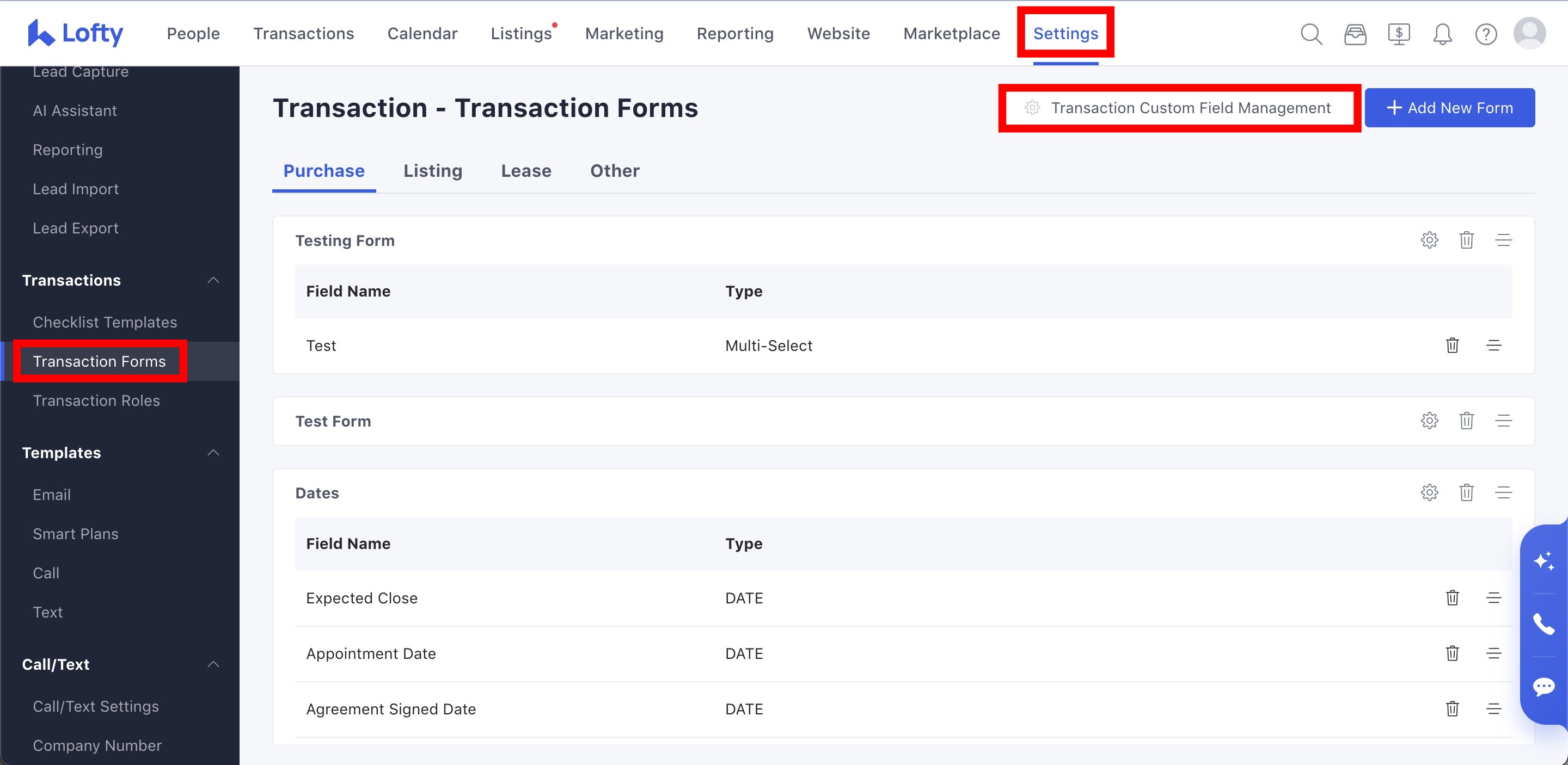 Transaction Management Introduction – Lofty Help Center