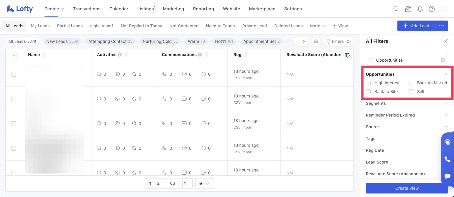 Opportunity Notifications – Lofty Help Center