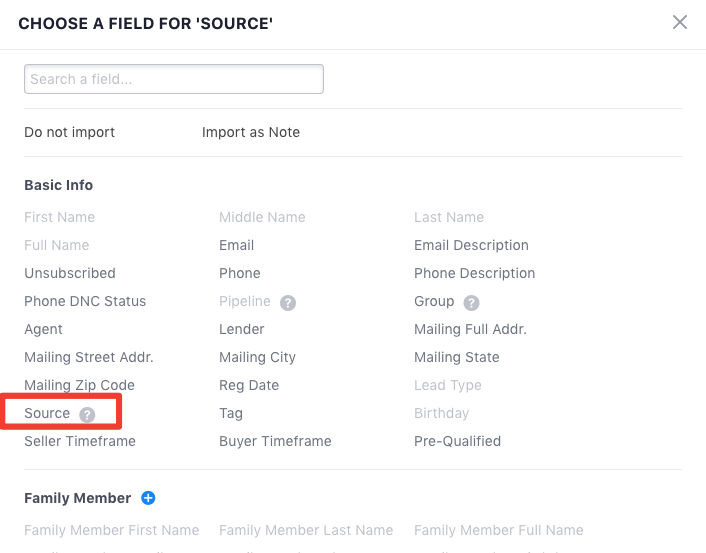 Lead Organization with Sources – Lofty Help Center