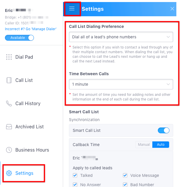 Call List (Standard) – Lofty Help Center