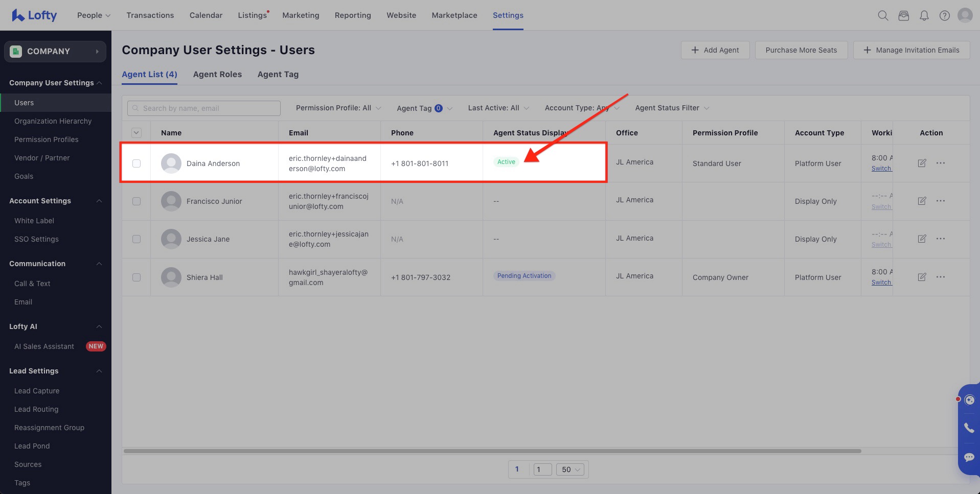 Agent Opt-In Model: Pay By Entity – Lofty Help Center