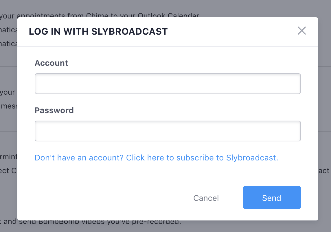 Slybroadcast Integration – Lofty Help Center