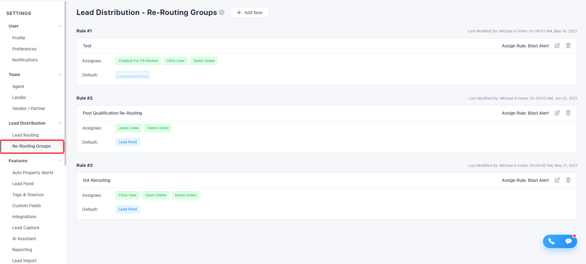 CRM Settings – Lofty Help Center