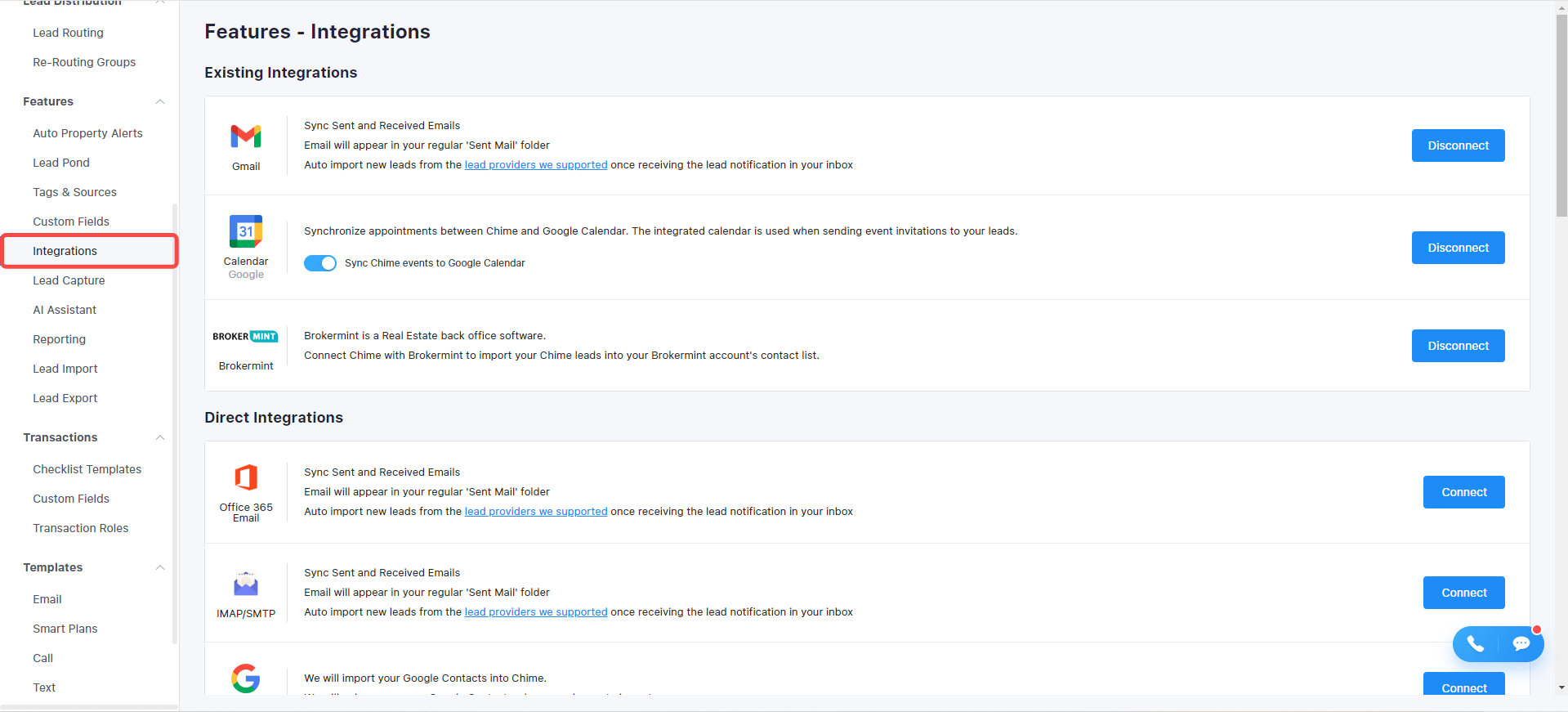 CRM Settings – Lofty Help Center